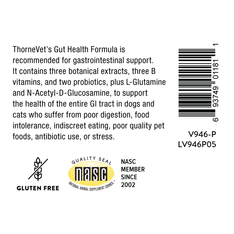 Gut Health Formula Powder (formerly Gastriplex®) - Thorne Vet