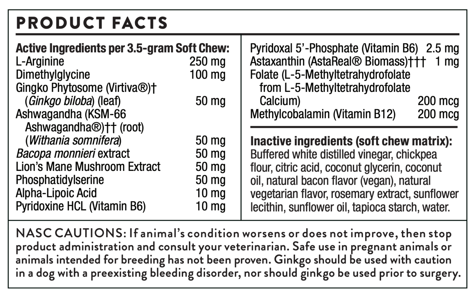 Canine Cognitive Support - Thorne Vet